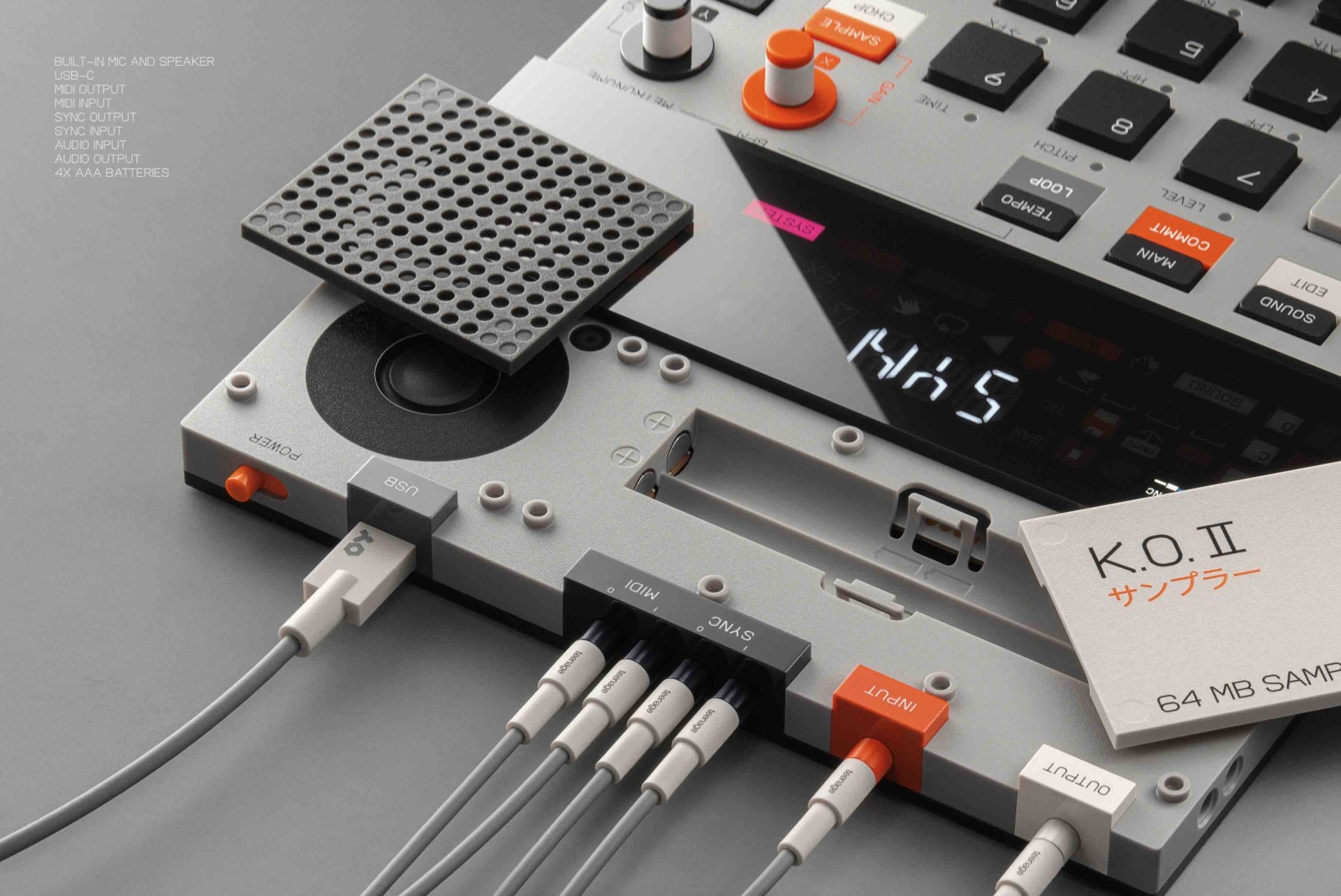 teenage engineering EP–133 K.O. II サンプラー 予約受付中: shigenの気になったもの